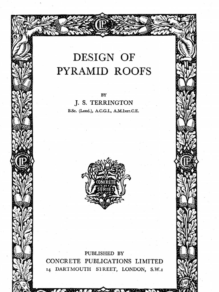 Pyramid Roof Design and Analysis | PDF | Science & Mathematics