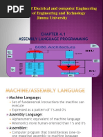 Introduction To Assembly Language | PDF | Assembly Language | Central Processing Unit