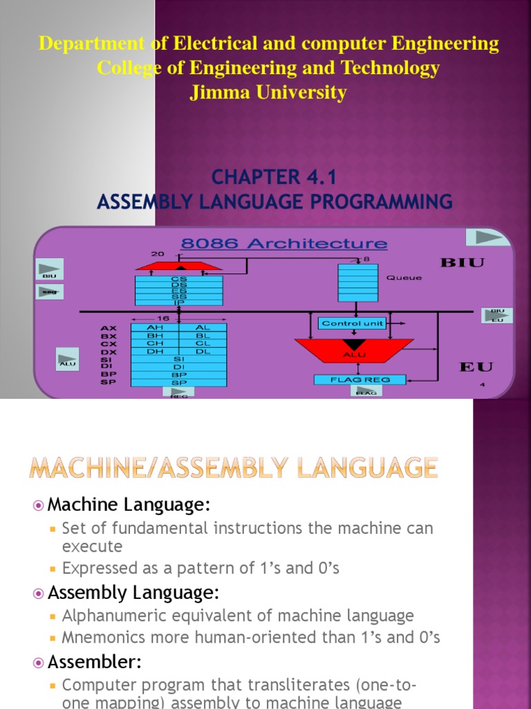 Assembly Language Programming Basics | PDF | Assembly Language | Bios