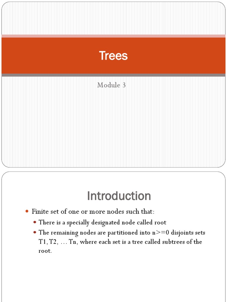 Module 3 Trees Pdf Algorithms And Data Structures Algorithms 3521