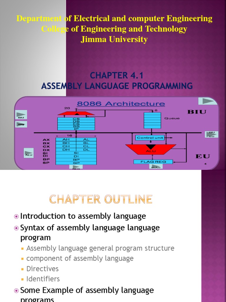 Chapter 4.11 Introduction To Assembly Language | PDF | Assembly Language | Subroutine