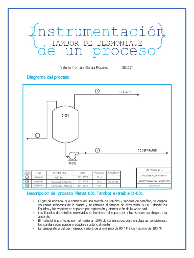 Instrumentación de Un Proceso | PDF | Electrónica | Presión