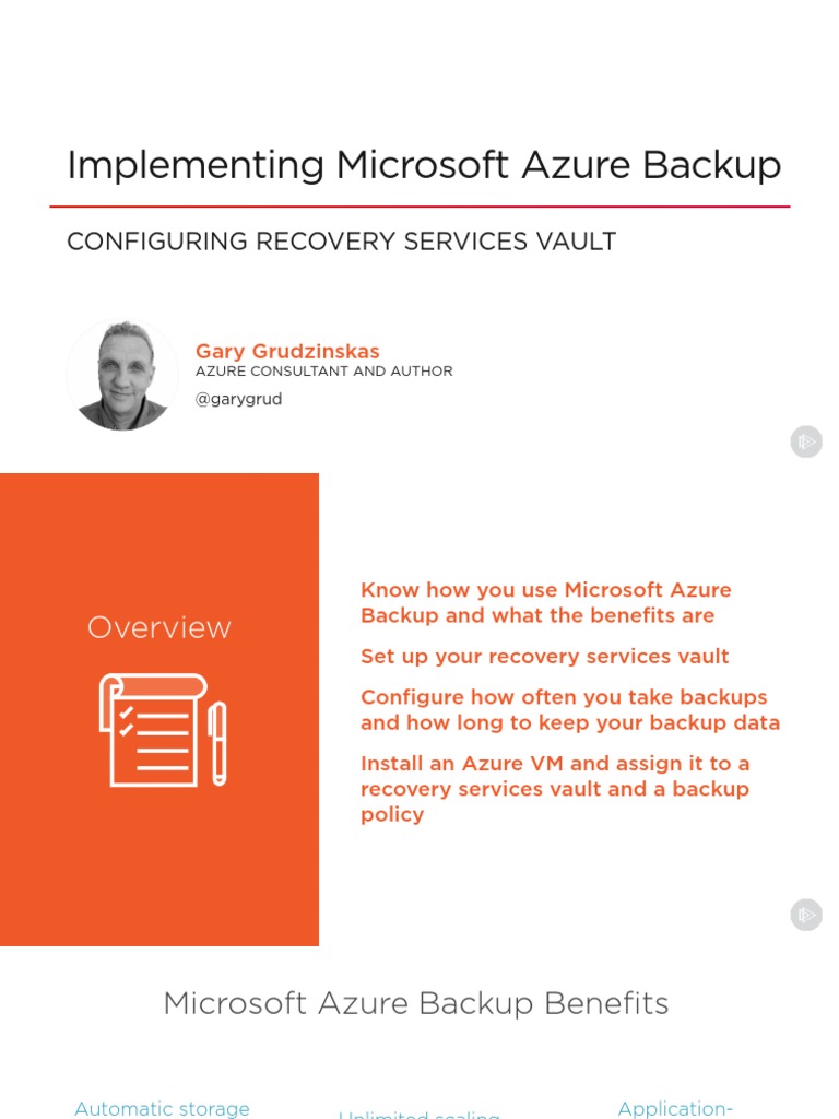 Configuring Azure Recovery Services Vault | PDF | Backup | Microsoft Azure