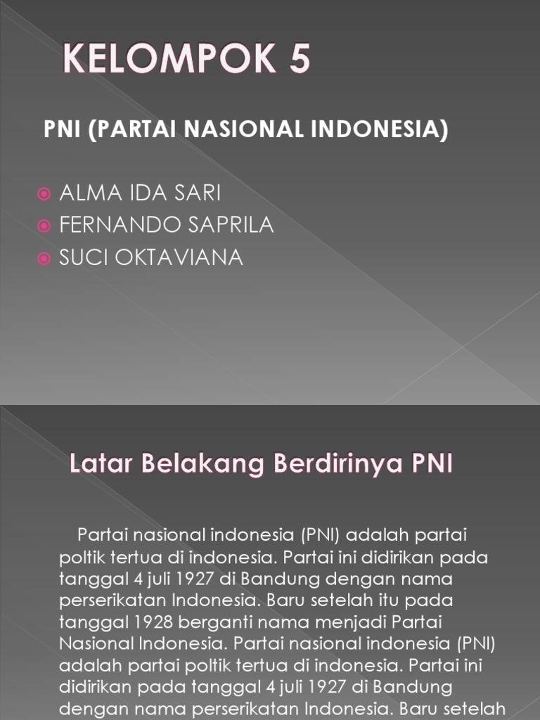 Sejarah Pni | PDF