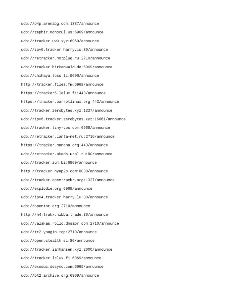 Torrent Trackers List Fev 2020 | PDF