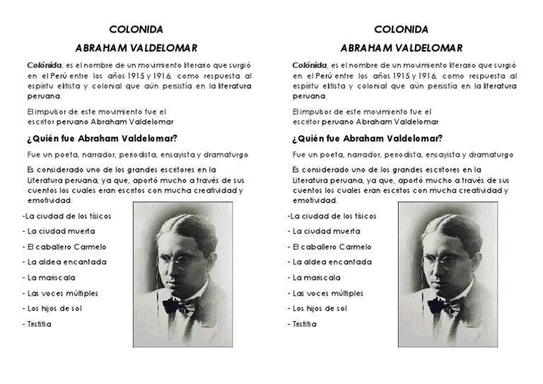 Abraham Valdelomar | PDF | Poesía | Clásicos