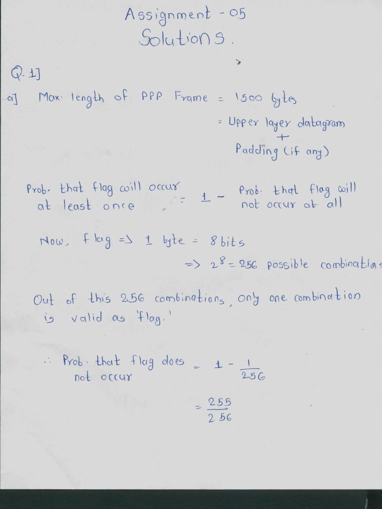 Assignment-5 Solutions PDF | PDF | Multiprotocol Label Switching ...