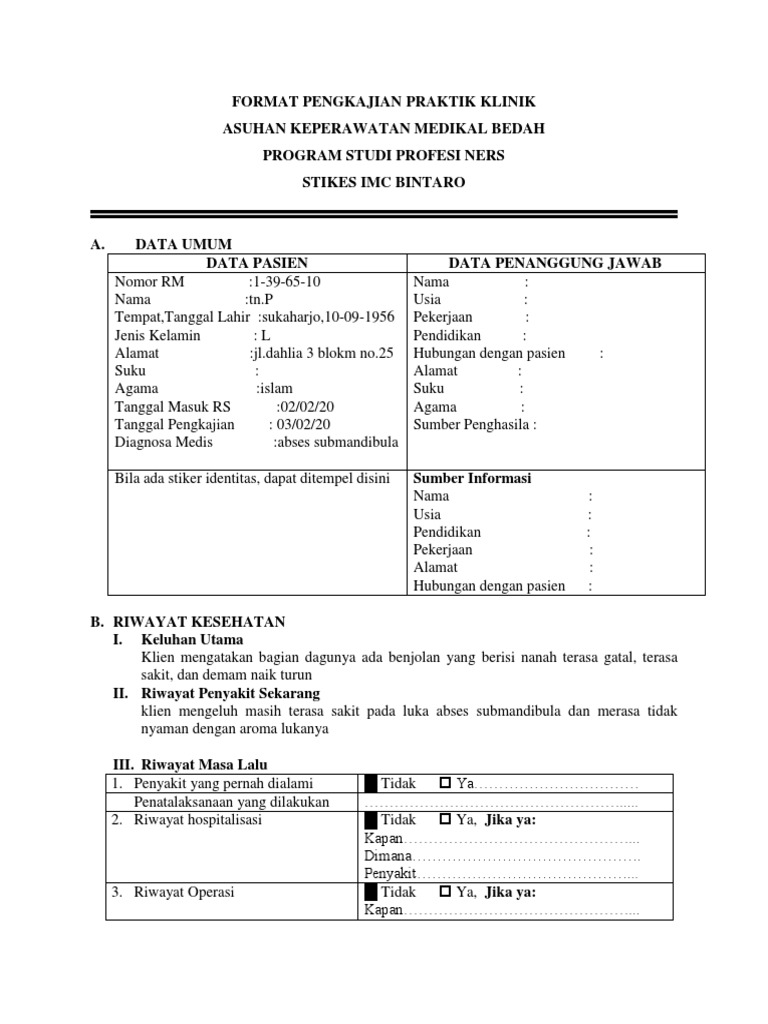 Laporan Kasus Abses Submandibula | PDF