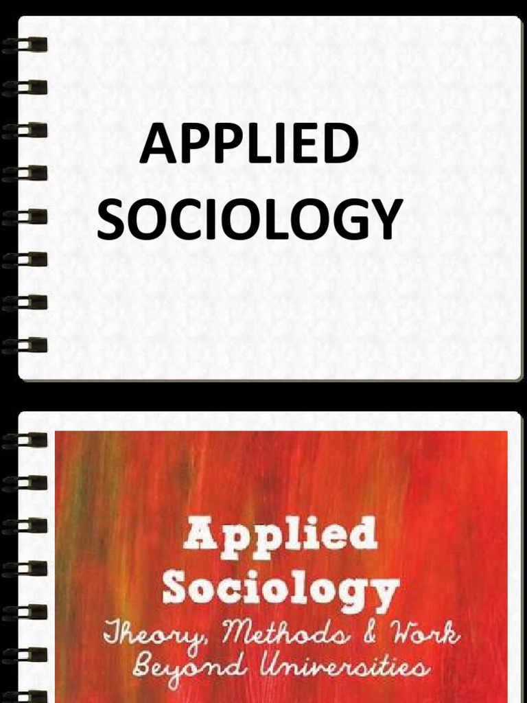 Applied Sociology 2.0 | PDF | Sociology | Community
