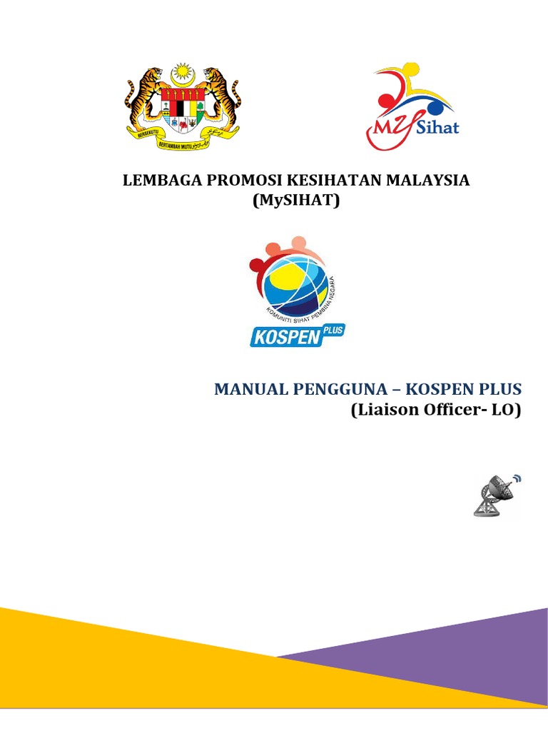 MANUAL PENGGUNA KOSPEN PLUS - Liaison Officer (LO) PDF | PDF