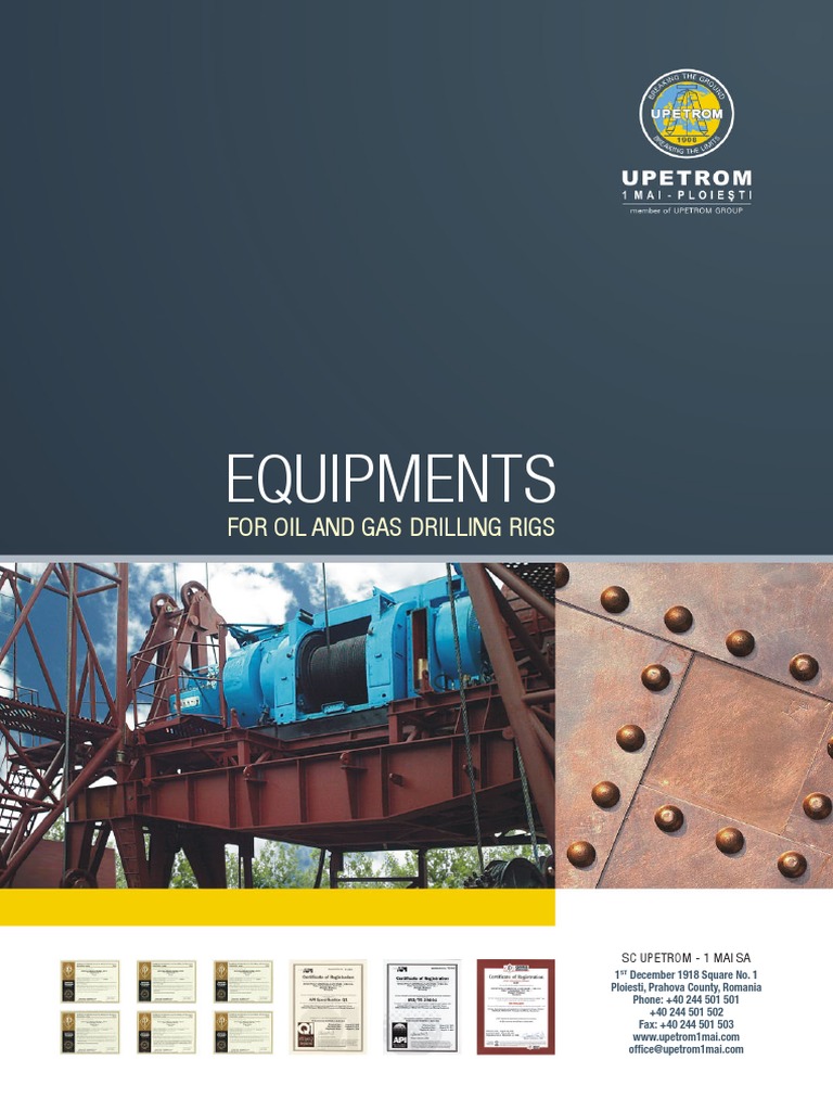 Equipments For Oil and Gas Drilling Rigs | PDF | Bearing (Mechanical ...