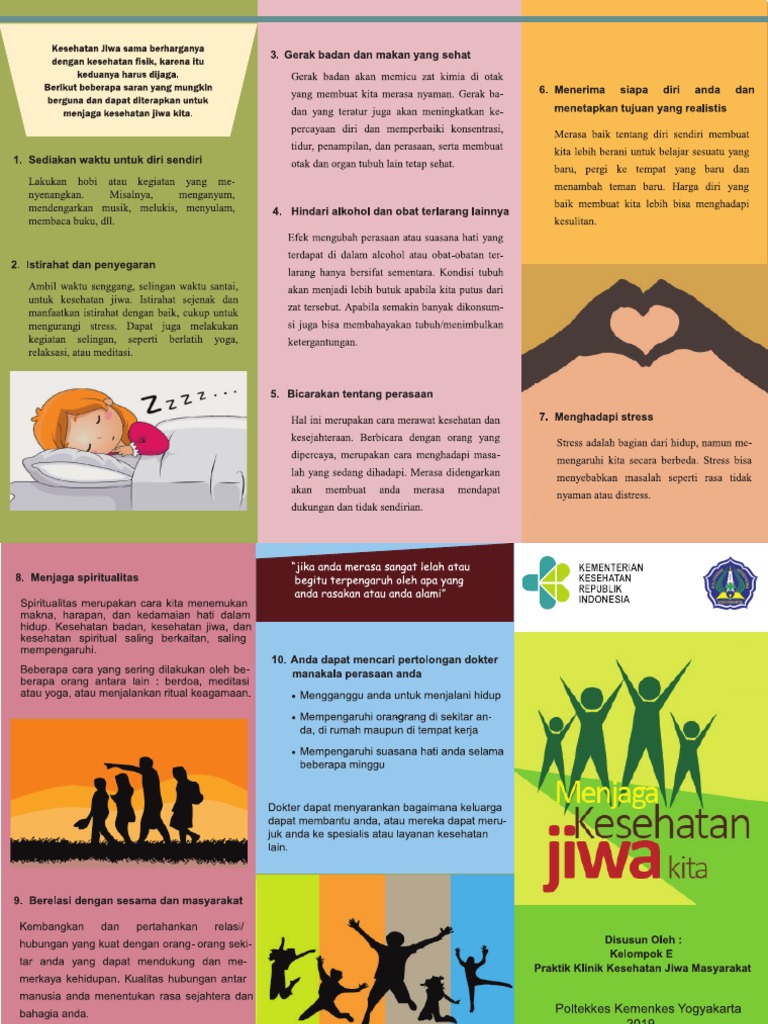 Leaflet Kesehatan Jiwa | PDF