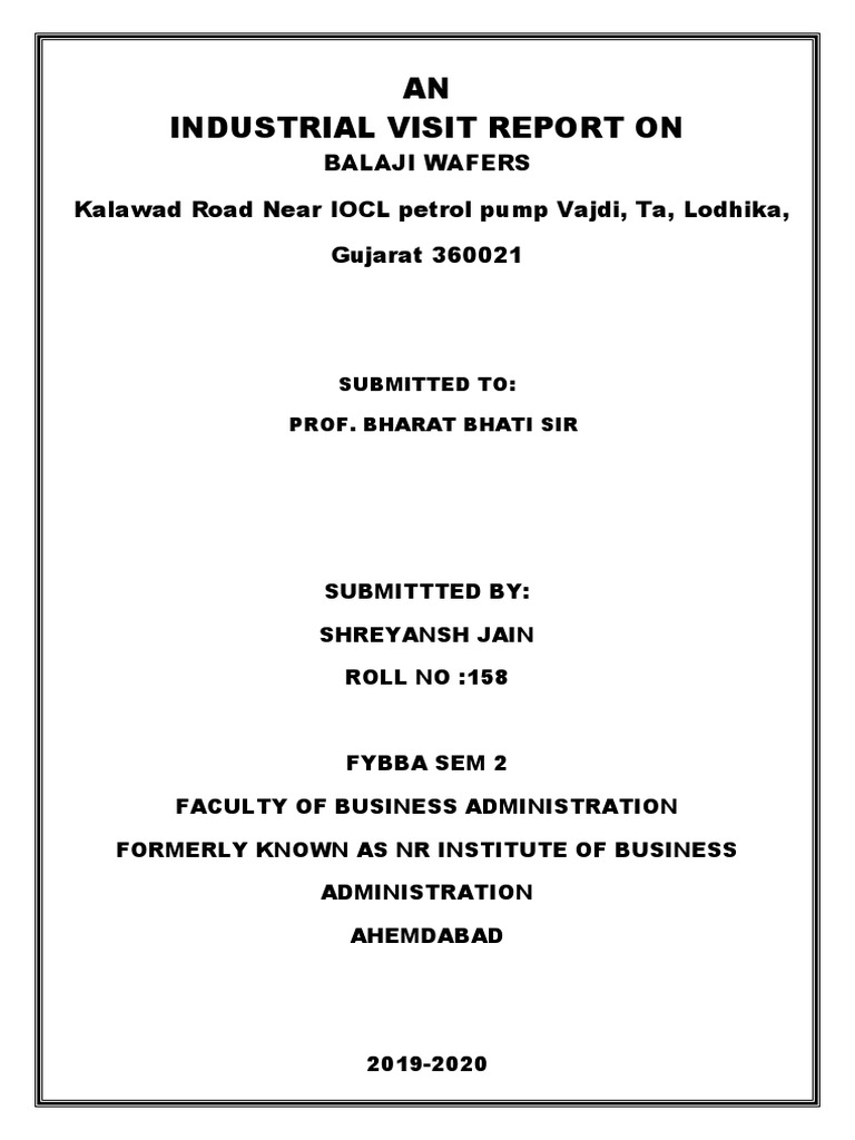 Industry Report | PDF | Employment | Waste