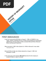 Microsoft Word History | PDF | Microsoft Word | Microsoft Office