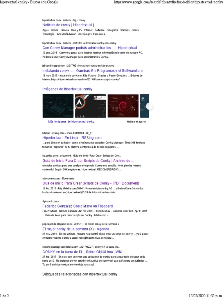 Conky | PDF | Software | Informática