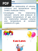 EQ: How Do We Use The Kinetic Molecular Theory To Explain The Behavior ...