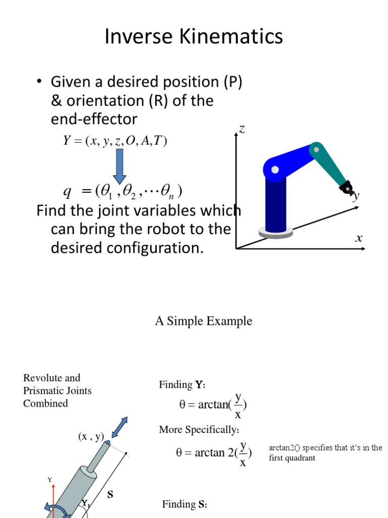 Inverse Kinematics Pdf Numerical Analysis Equations