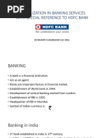 HDFC Bank Products and Services Overview | PDF