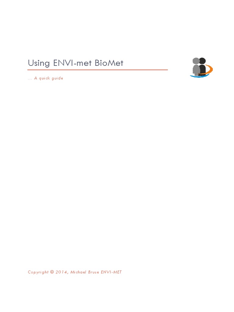 Using ENVI-met BioMet | PDF | Filename | Computer File