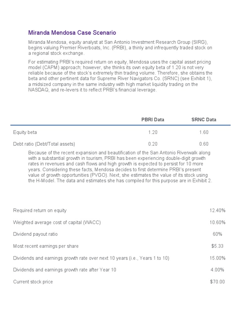 Equity Level II 2019 Practice | PDF | Valuation (Finance) | Real Estate ...