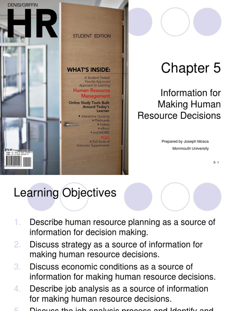 Denisi HR 1e ch.05 Student | PDF | Human Resources | Employment