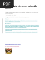 Présentation Sur Les Parfums | PDF | Chromatographie | Parfum