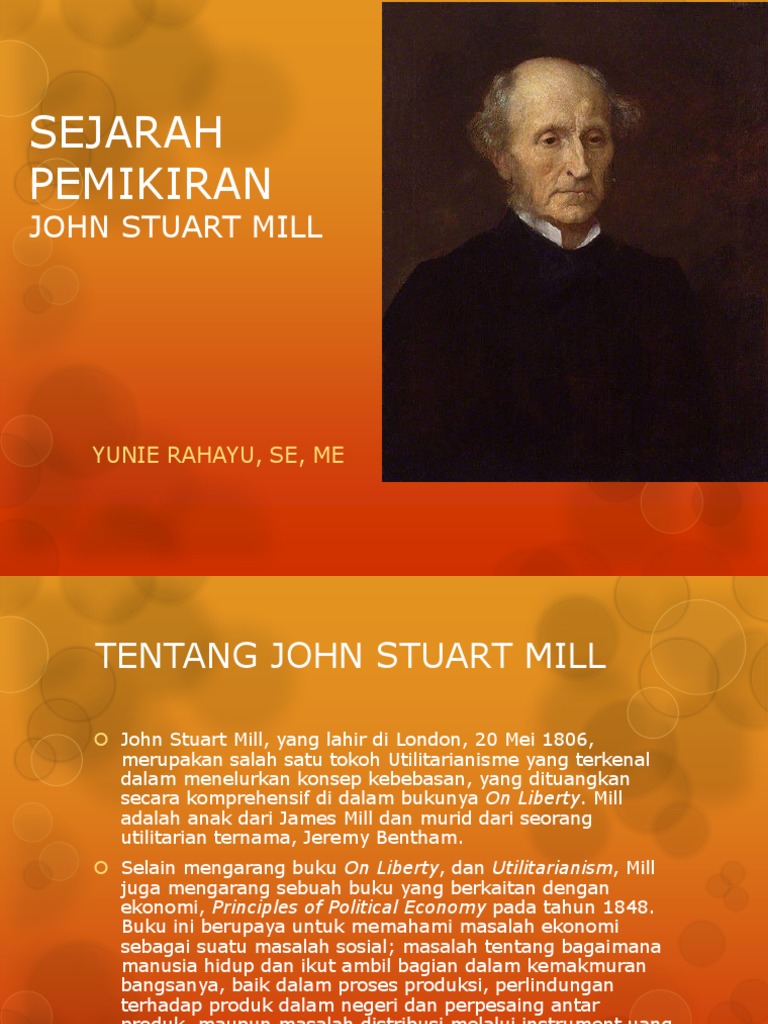 Pemikiran Ekonomi John Stuart Mill | PDF | Politik