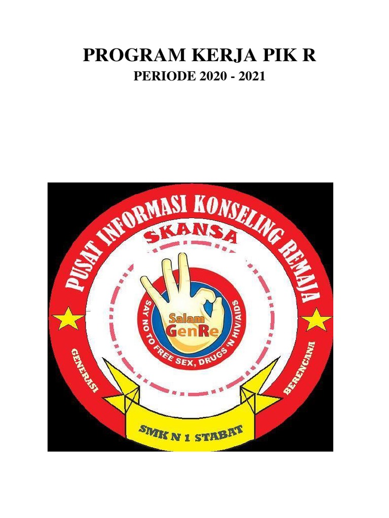 Program Kerja PIK R SMK Negeri 1 Stabat (PIK R SKANSA) | PDF