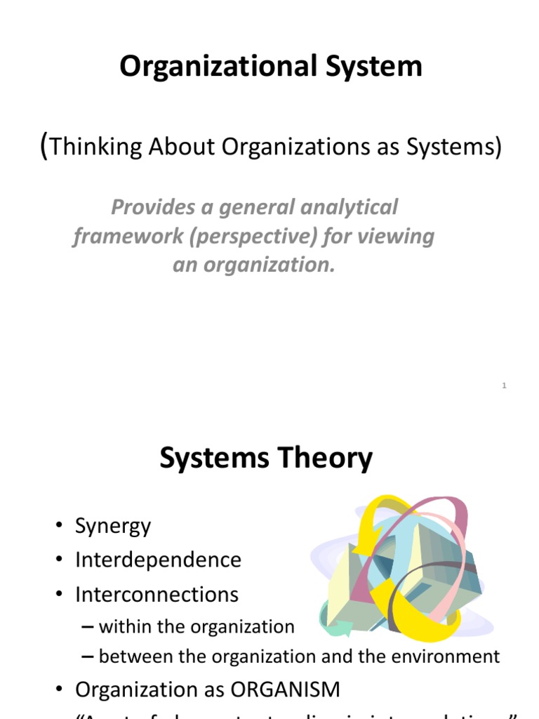 Overview of Organization Structure | PDF | Goal | Systems Theory