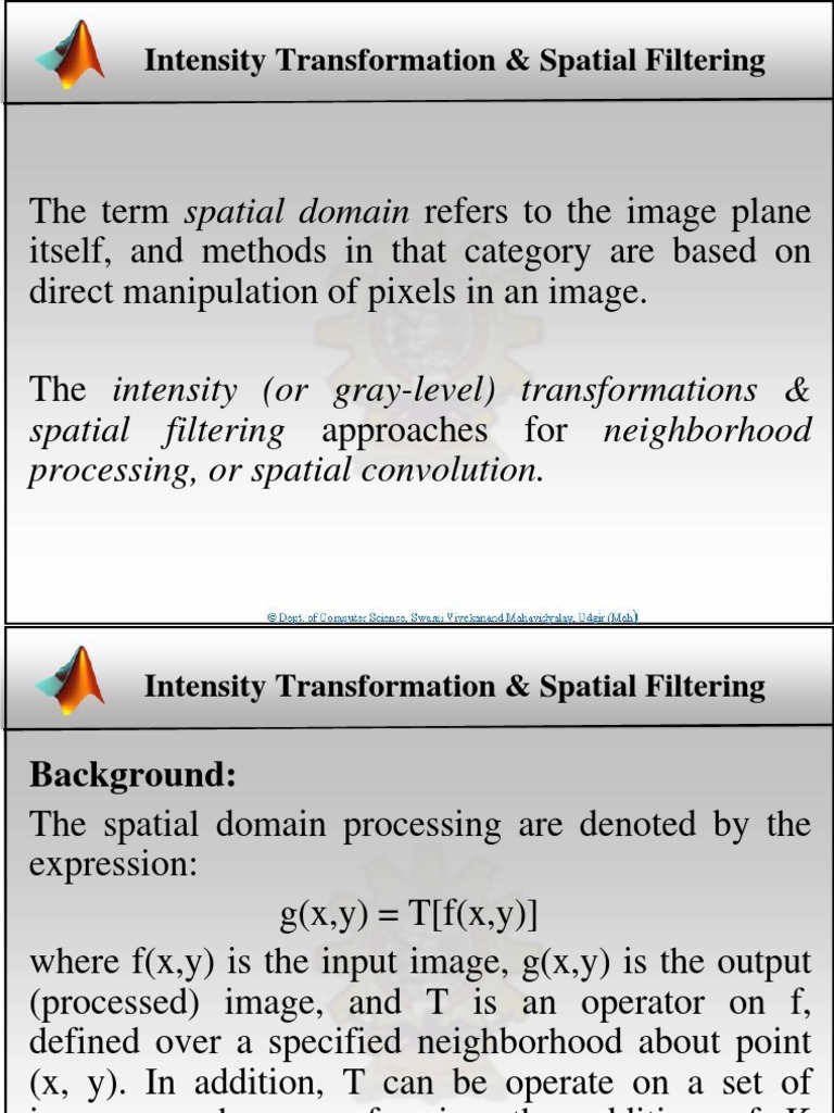Chapter 3 | PDF | Filter (Signal Processing) | Digital Image