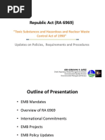 Ra 6969 | PDF | Hazardous Waste | Waste Management