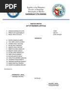 Sample Ballot Barangay Election 2023 | PDF | Sports & Recreation