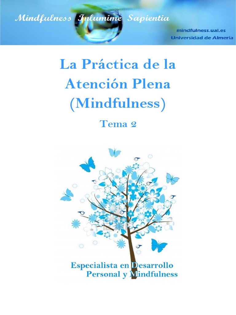 Tema 2 La Practica De La Atencion Plena Mindfulness Pdf Pie