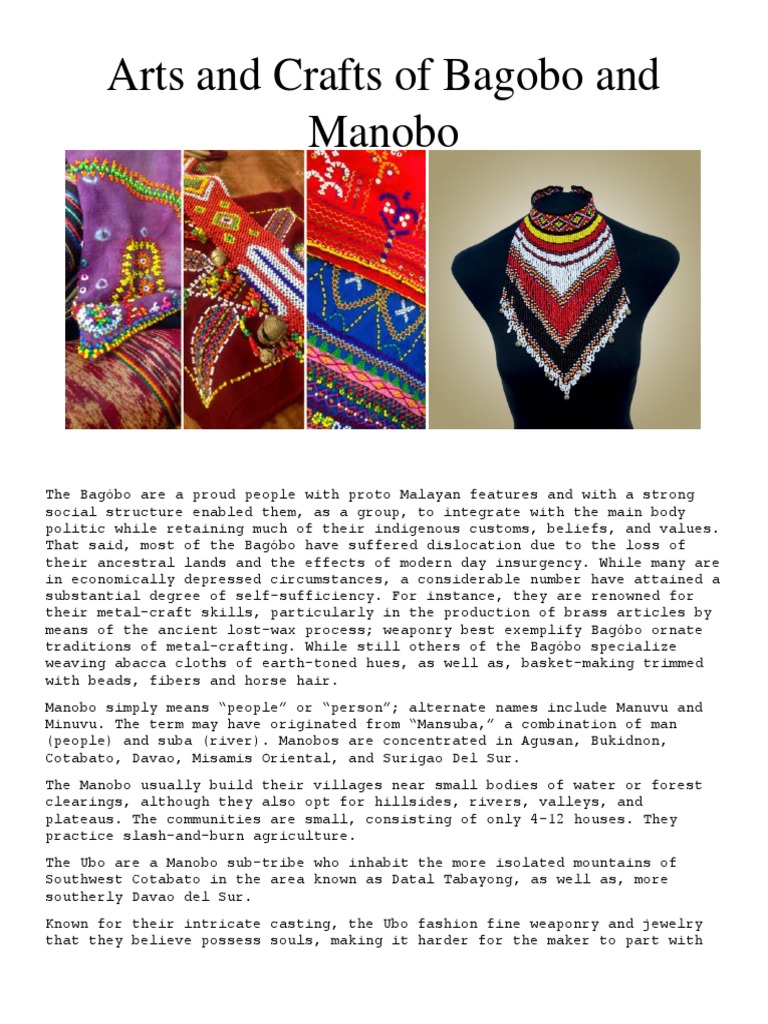 Arts and Crafts of Bagobo and Manobo | Textiles | Embroidery