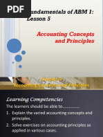 The Five (5) Major Accounts | PDF | Expense | Debits And Credits