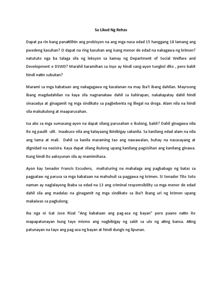 Sa Likod NG Rehas | PDF