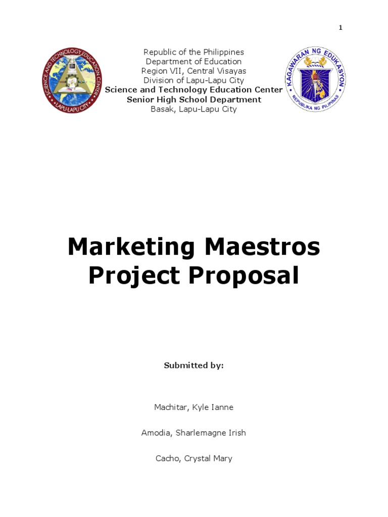 Marketing Project Proposal | PDF | Foods