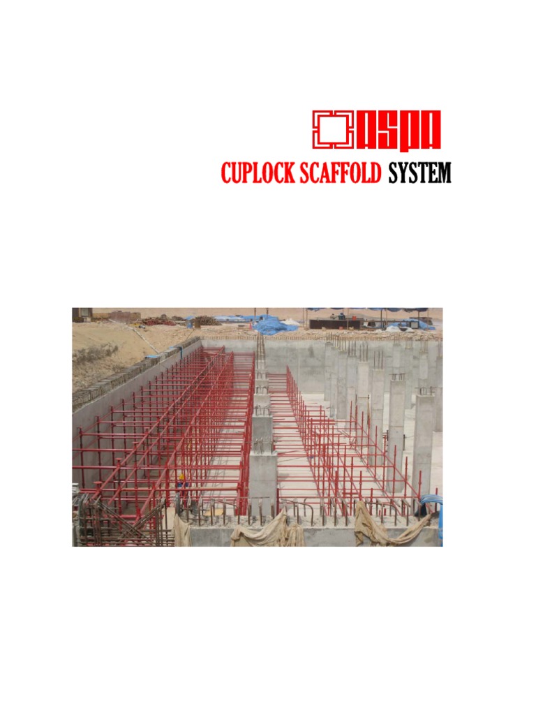 Cuplock Scaffolding System | PDF | Scaffolding | Building Engineering