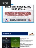 DOLE TEMPLATE Occupational Safety and Health OSH Program | PDF ...