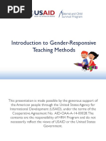 Gender Responsive Basic Education Policy | PDF | Gender | Gender Studies
