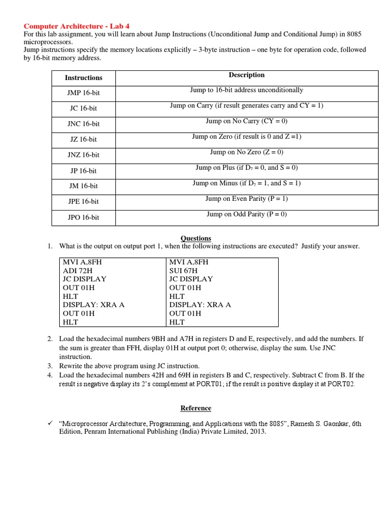 Lab 4 | PDF | Office Equipment | Digital Electronics