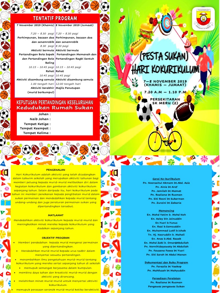 Buku Program Hari Kokurikulum 2019 | PDF