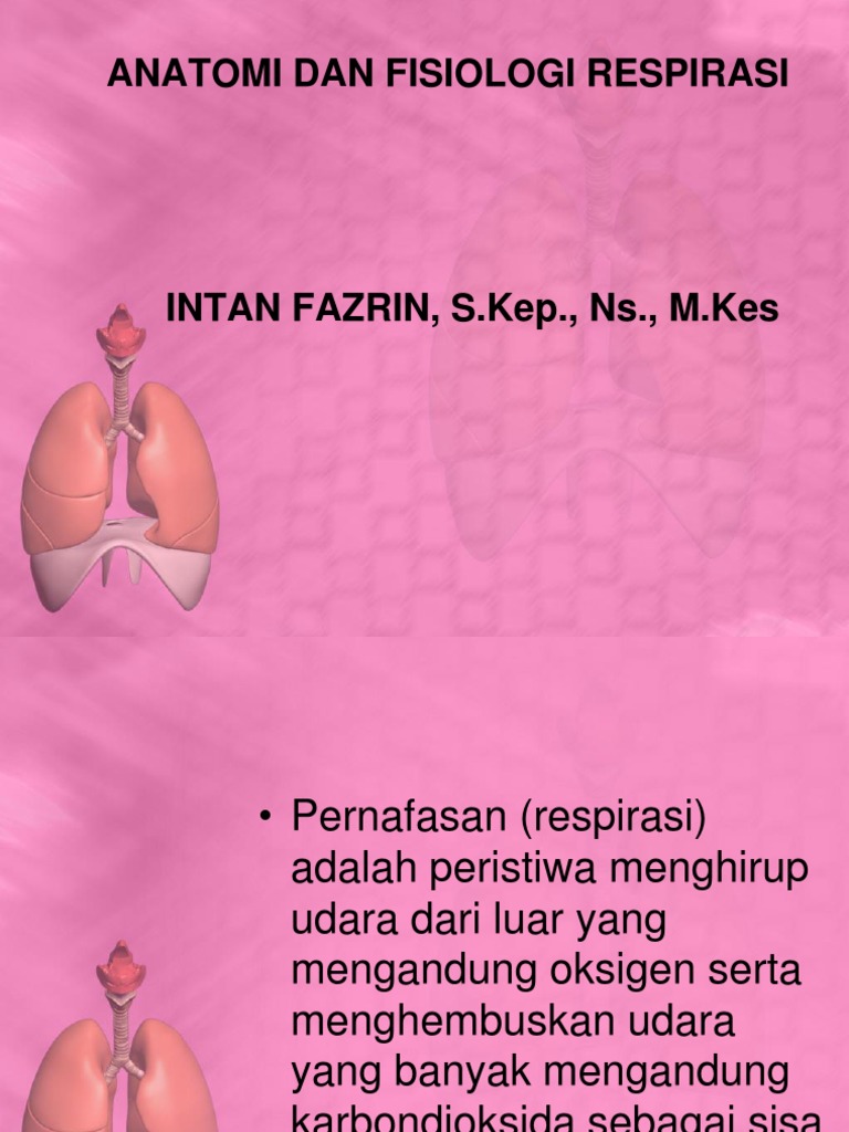 Anatomi Dan Fisiologi Respirasi | PDF