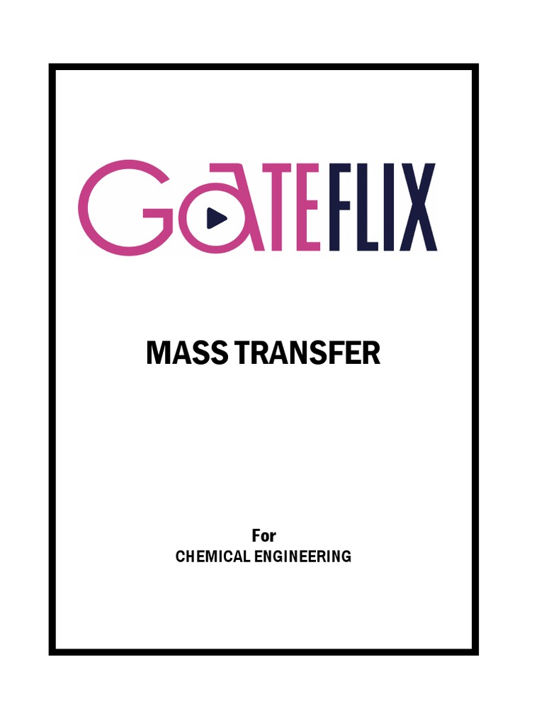 Mass Transfer | PDF | Diffusion | Mass Transfer