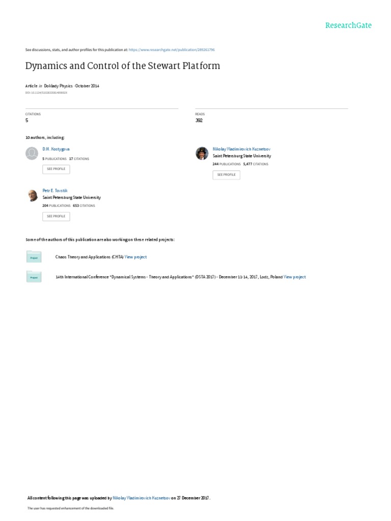 2014 DAN 6DOF Dynamics Control | PDF | Stability Theory | Matrix ...