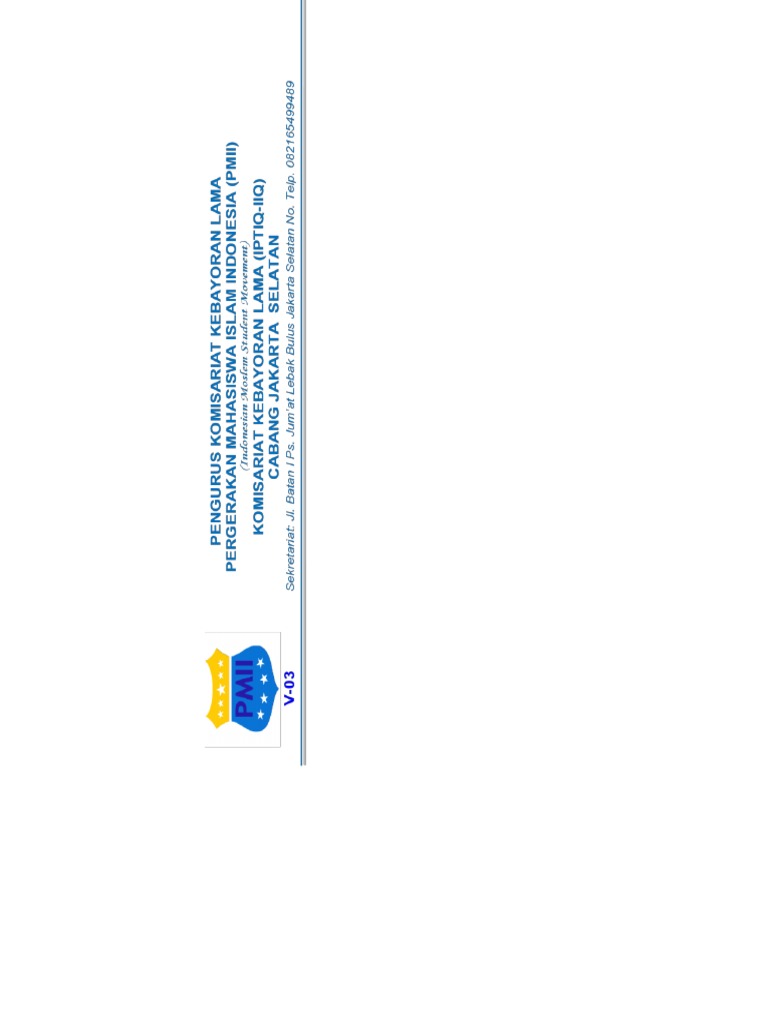 Kop Surat PMII | PDF