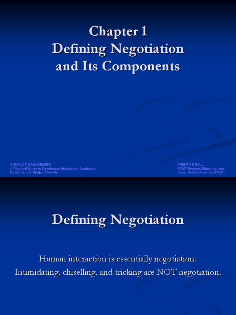 Pearson Conflict Resolution & Negotiation | PDF | Negotiation | Self ...