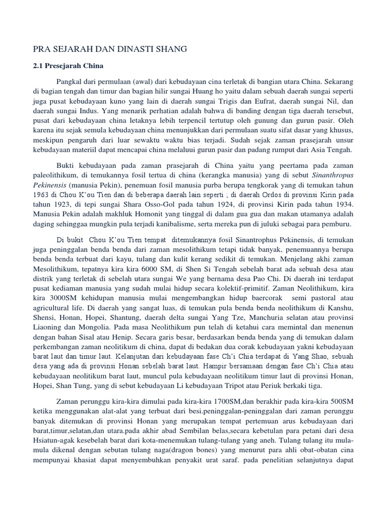 Dinasti Masa China | PDF