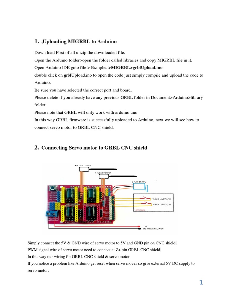 Gcode GRBL Procedure | PDF | Arduino | Zip (File Format)
