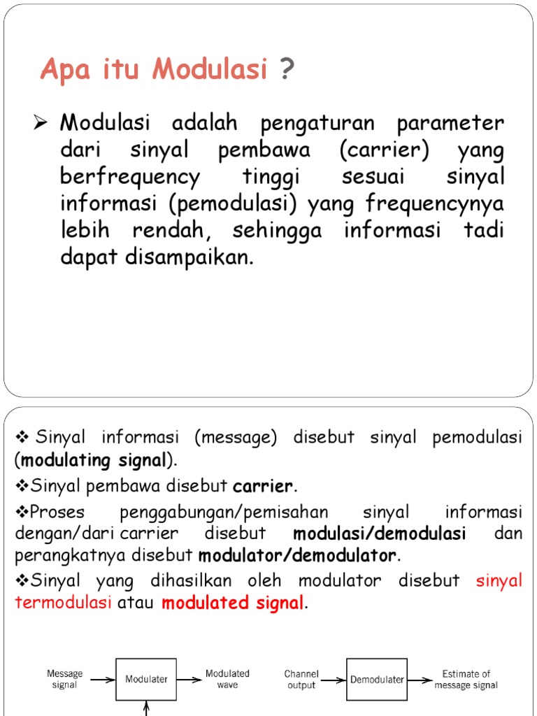 Modulasi Analog | PDF